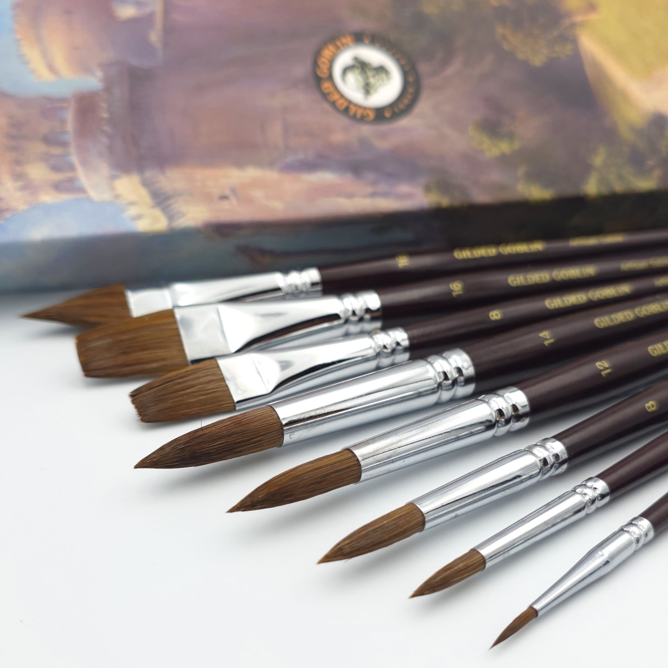Sunfire Artisan Sable Brush Set – Gilded Goblin Tools & Crafts