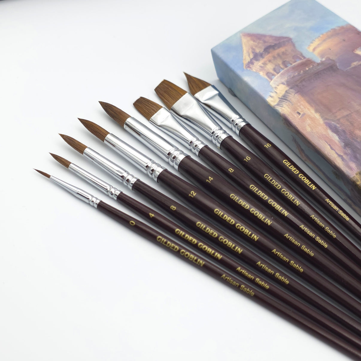 Sunfire Artisan Sable Brush Set – Gilded Goblin Tools & Crafts