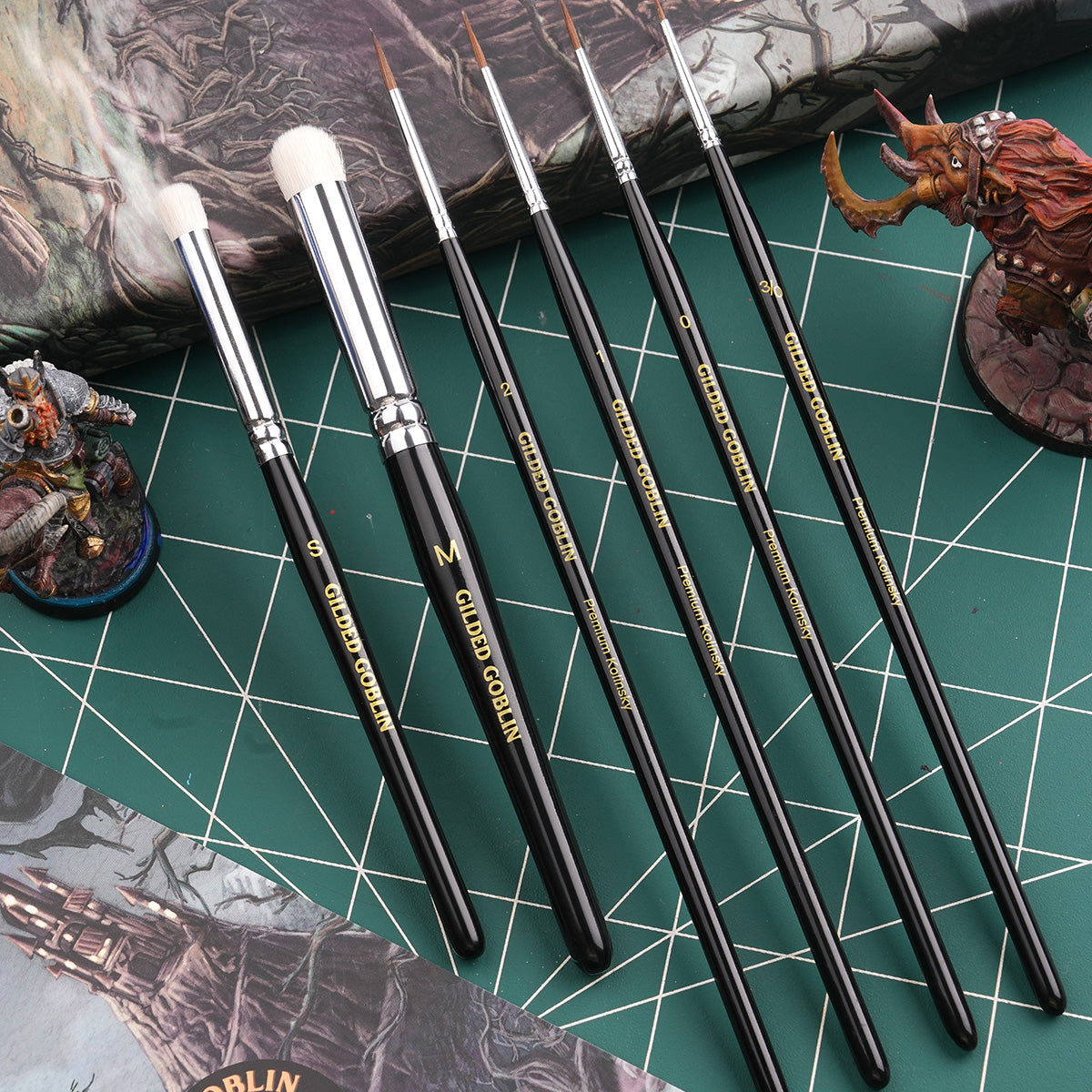 Eldritch Kolinsky Paint Brushes – Gilded Goblin Tools & Crafts